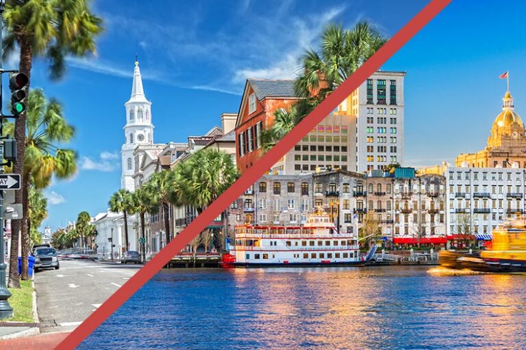 Retiring in Savannah vs. Charleston: Which Is Best?